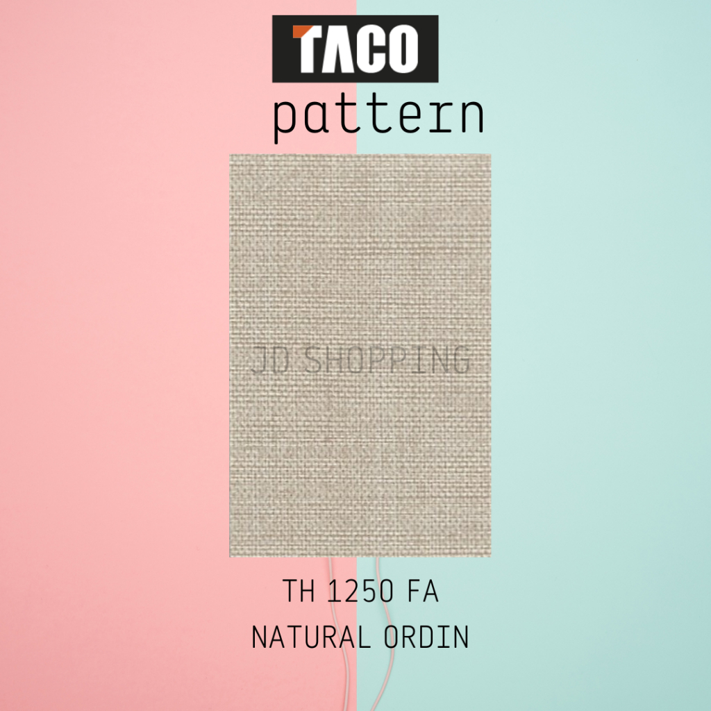 Jual (LUAR KOTA WAJIB PALLET KAYU) HPL TACO PATTERN FABRIC TH 1250 FA Natural Ordin | Shopee ...