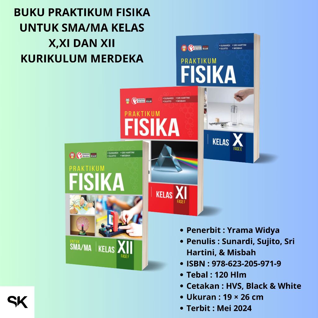 Jual Buku Praktikum Fisika SMA/MA Kelas X/10/XI/11/XII/12 Kurikulum Merdeka | Shopee Indonesia