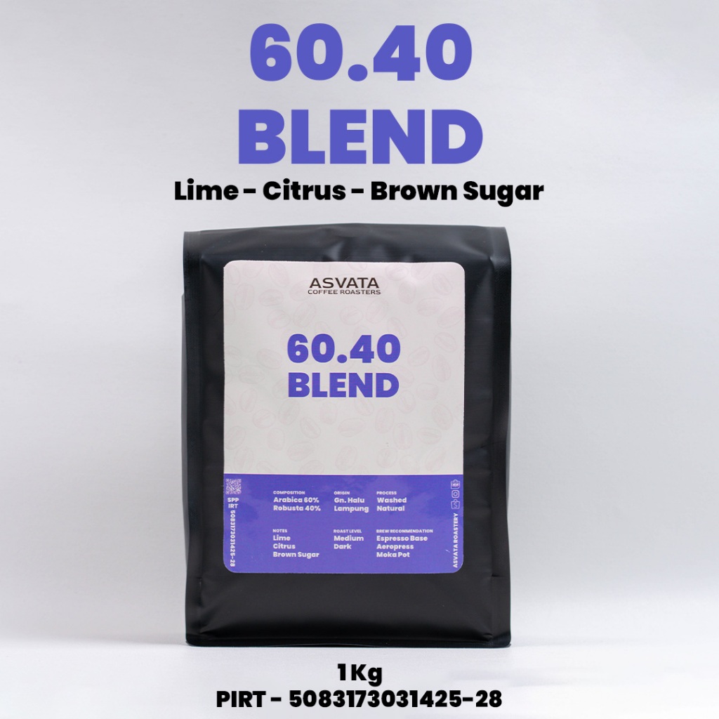 Jual Biji Kopi 1 Kg 60.40 Arabica Robusta Roasted Beans Kopi Susu Blend ...