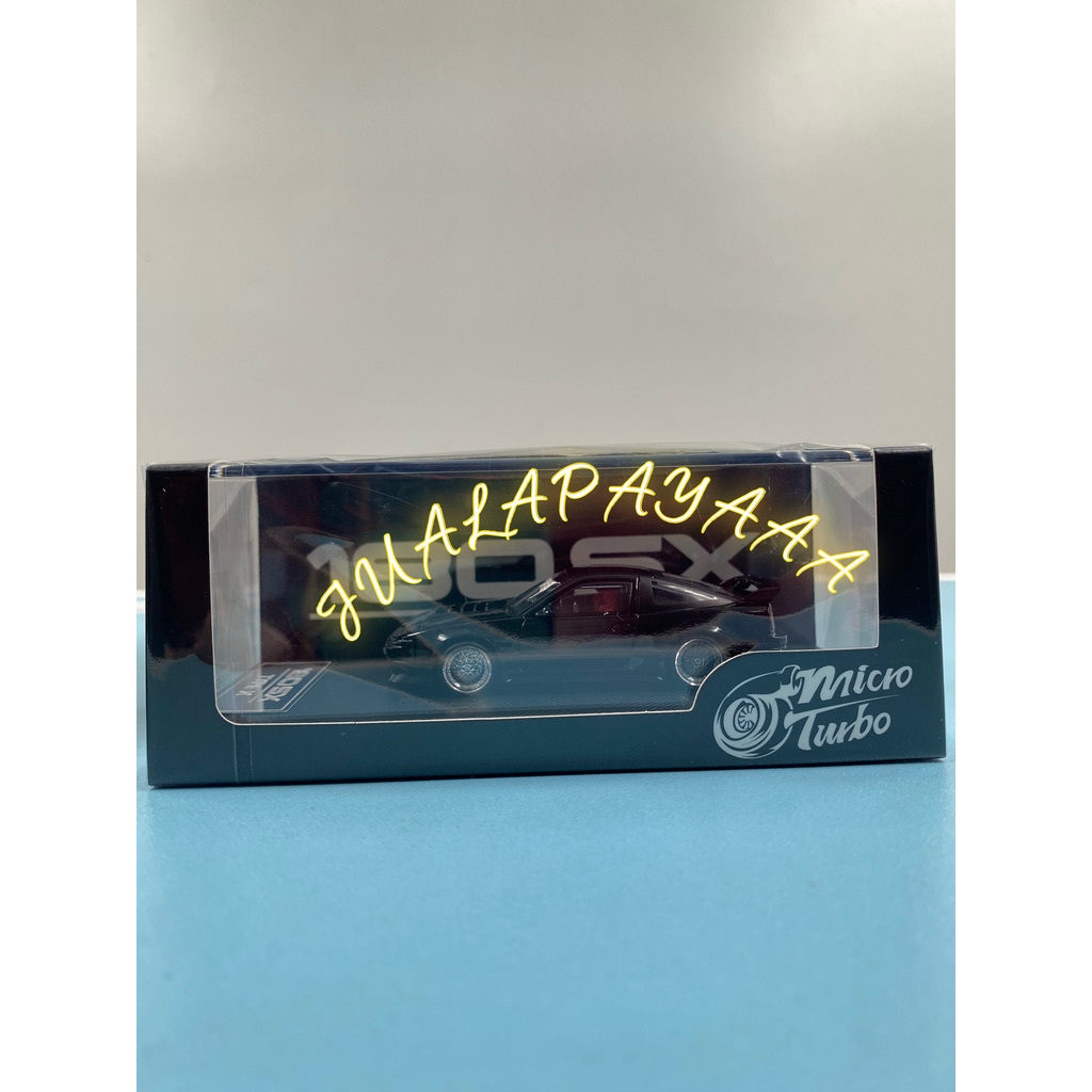 Jual MICRO TURBO 180SX HITAM DIECAST MICRO TURBO 180SX TYPE X BLACK ...