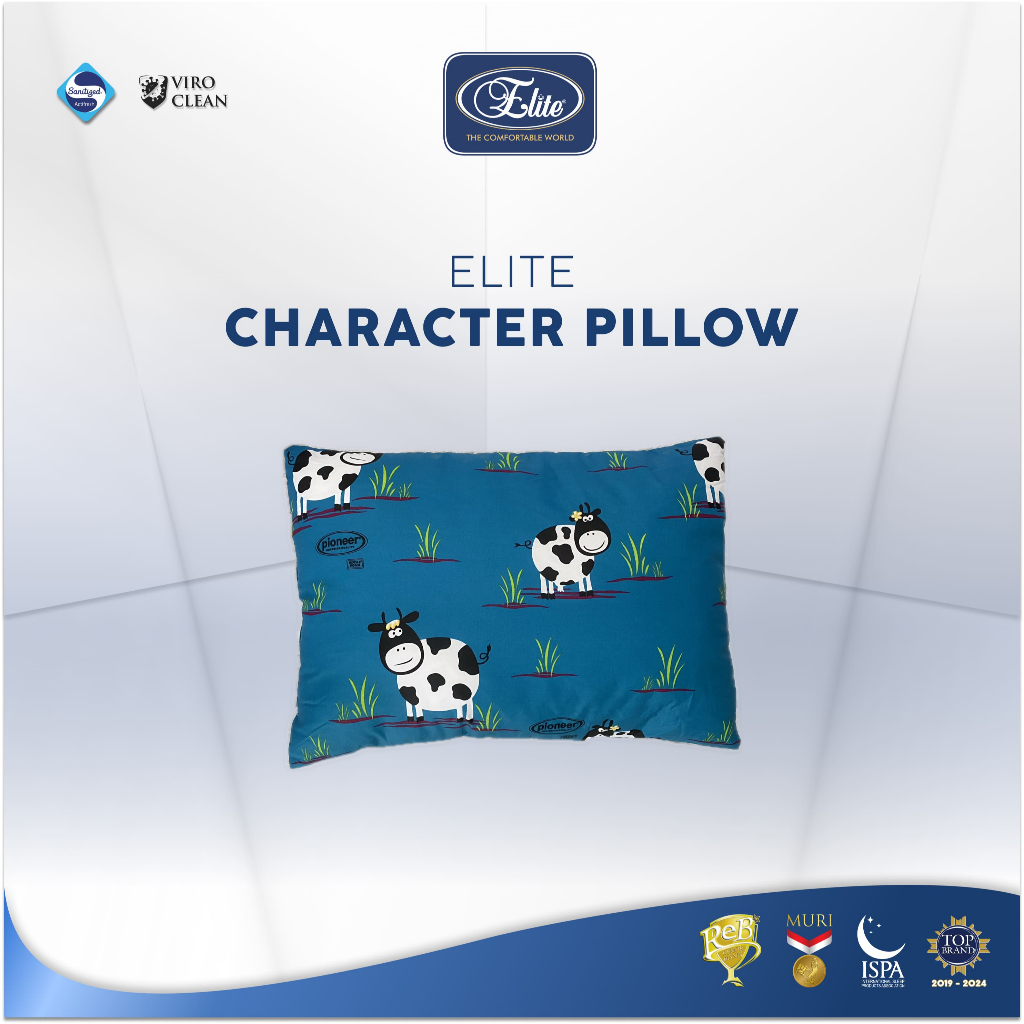 Jual Elite Bantal Sapi Character (Pillow Character) 50 X 70 cm | Shopee ...