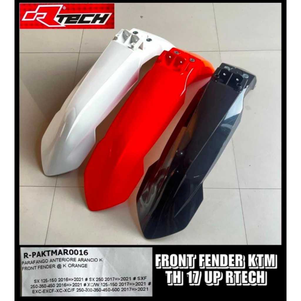 Jual Spakboard depan ktm Rtech 2017 up Front fender Ktm Rtech 2017 up original | Shopee Indonesia