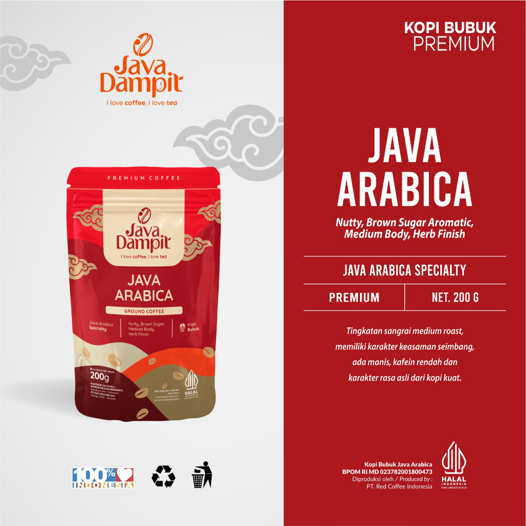 Jual KOPI BUBUK JAVA ARABICA 70g & 200g ARABICA DAMPIT | Shopee Indonesia