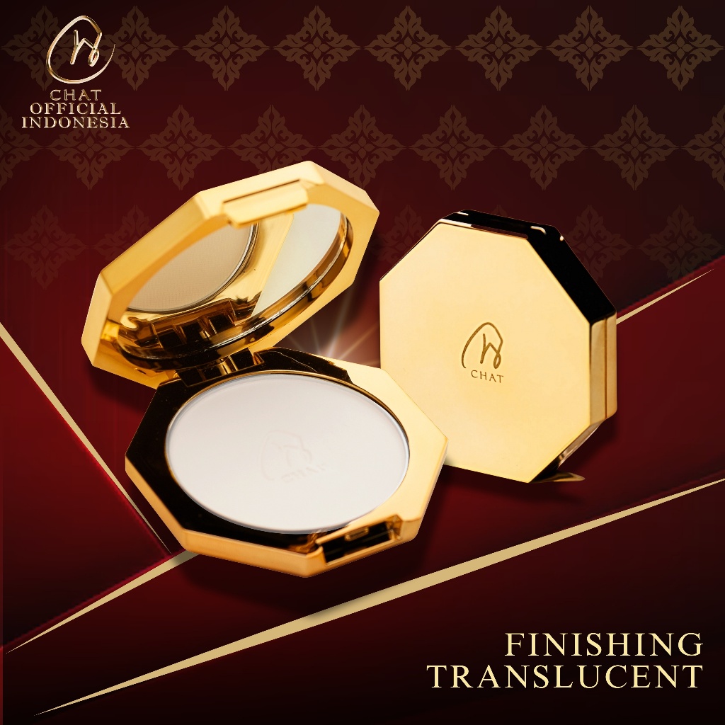 Jual CHAT Cosmetic Finishing Brightening Powder Effect / Setting Powder ...
