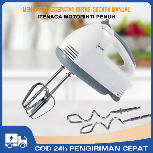 Jual COD - Hand Mixer Tangan Elektrik,Mixer kue 1 set murah,Hand mixer ...