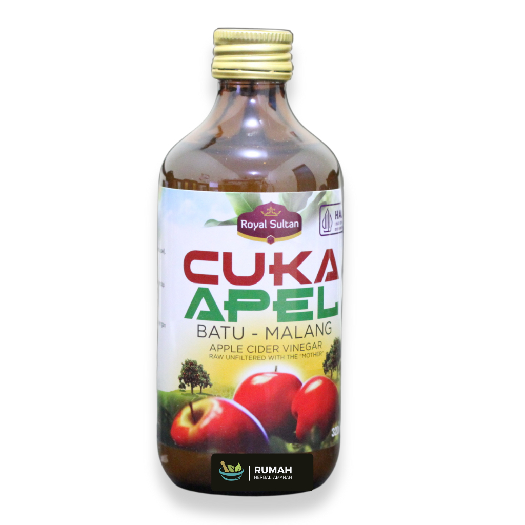Jual Cuka Apel Apple Cider Vinegar Batu Malang Royal Sultan 320 ml BPOM ...