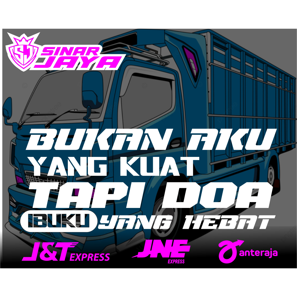 Jual VIRAL STIKER DOA IBU STIKER CUTING VARIASI KACA MOBIL TRUK DAN PIK ...