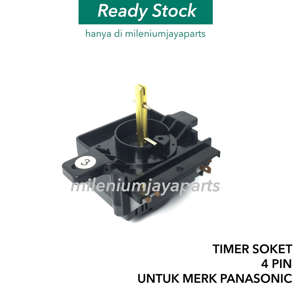 Jual READY STOK Timer Soket Mesin Cuci PANASONIC 4 Pin Timer Wash ...