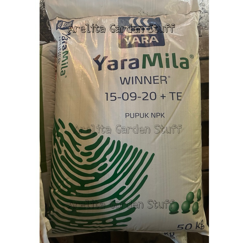 Jual Pupuk NPK Yaramila Winner 15-09-20 + TE Original repack 1Kg ...