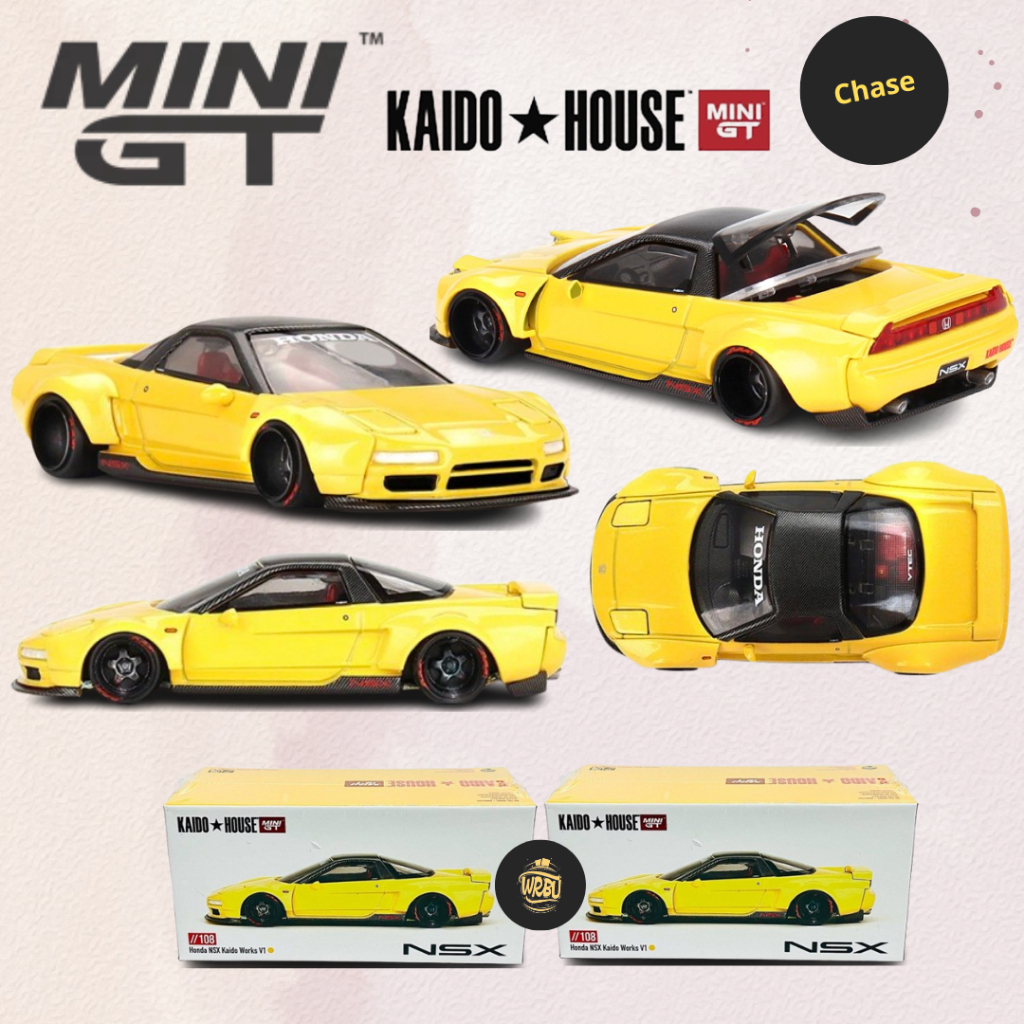 Jual Mini GT Kaido House Honda NSX Kuning Chase KHMG108 Evasive V1 ...