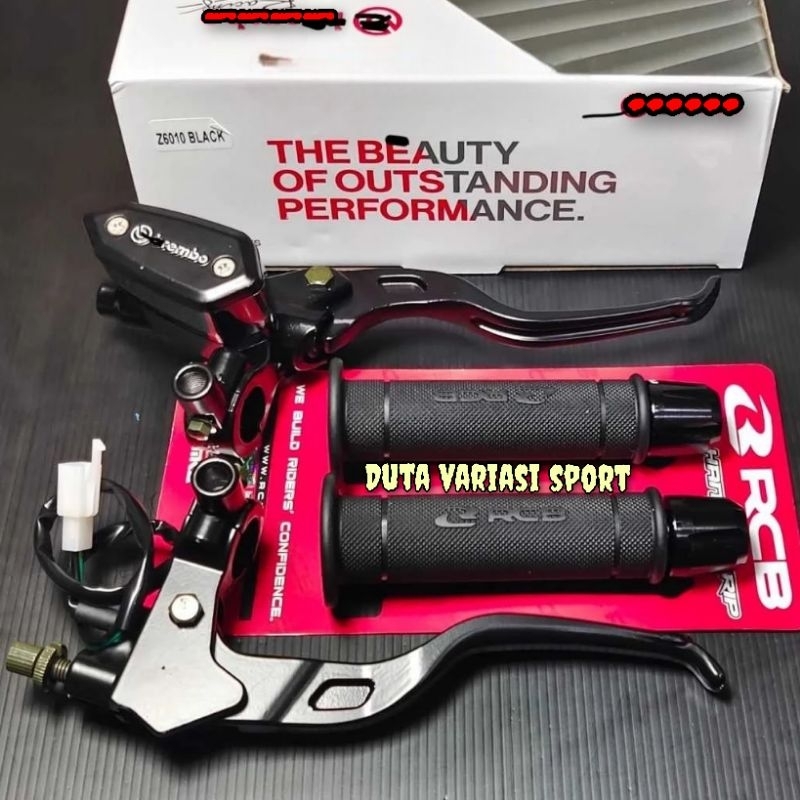 Jual Paket master rem tabung tipe oval + RCB original Handgrip Rcb HG55 original + Jalu stang ...