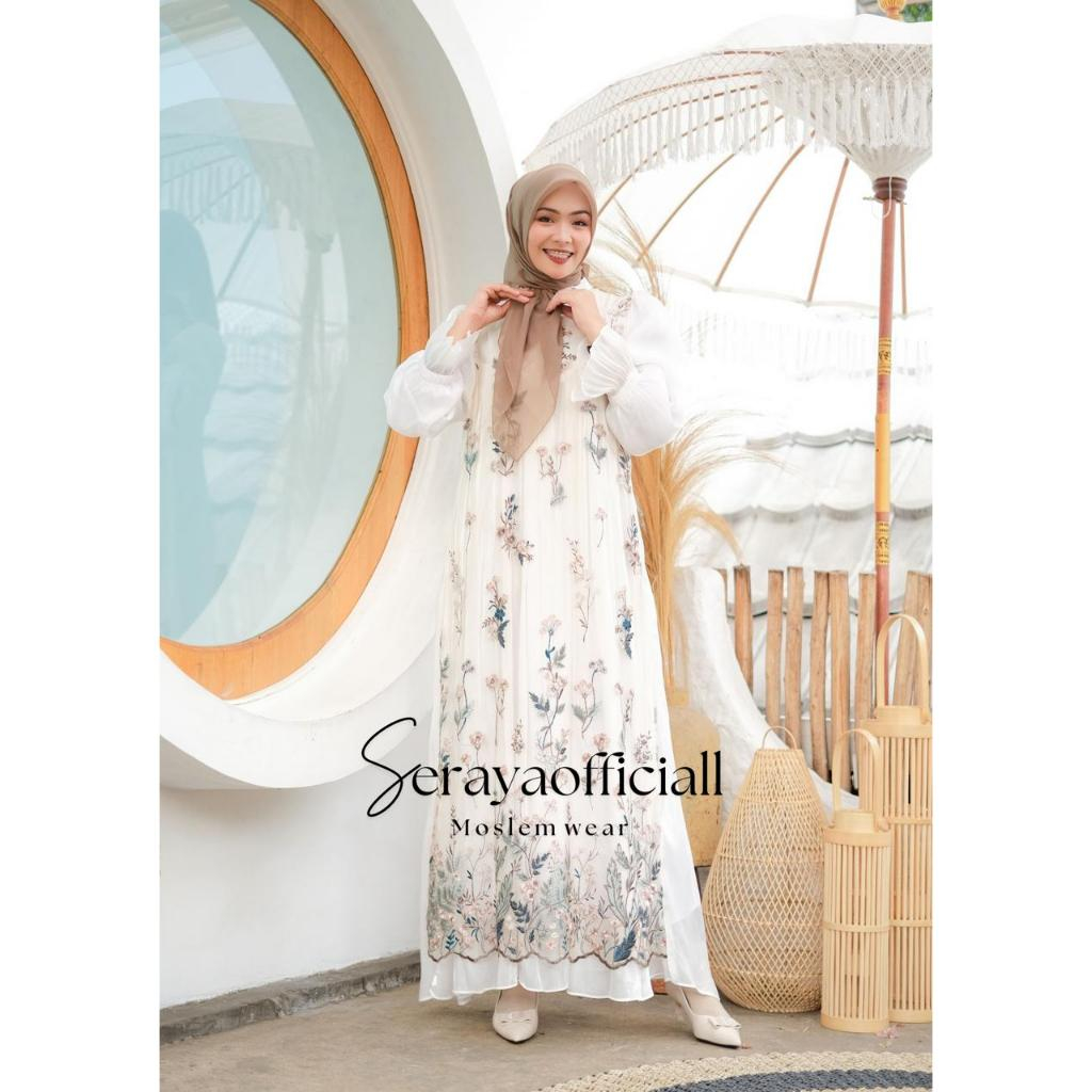 Jual Serayaofficiall ODELIA Rekomendasi Dress Pesta dan Kondangan Mewah Tille Garden Premium ...