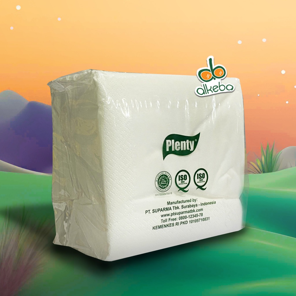 Jual Tissue Plenty Cocktail Napkin / Tissue Kotak 100 Lembar | Shopee ...