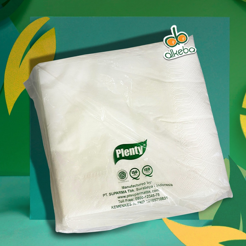 Jual Tissue Untuk Meja Plenty Dinner Napkin 50 sheets | Shopee Indonesia