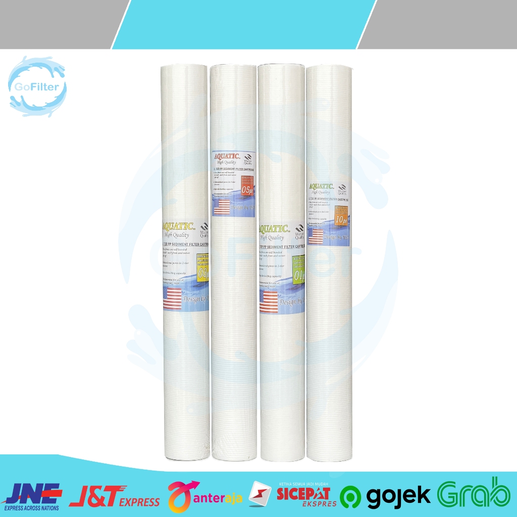 Jual CARTRIDGE AQUATIC FILTER / SPON FILTER AQUATIC 20 INCH | Shopee ...