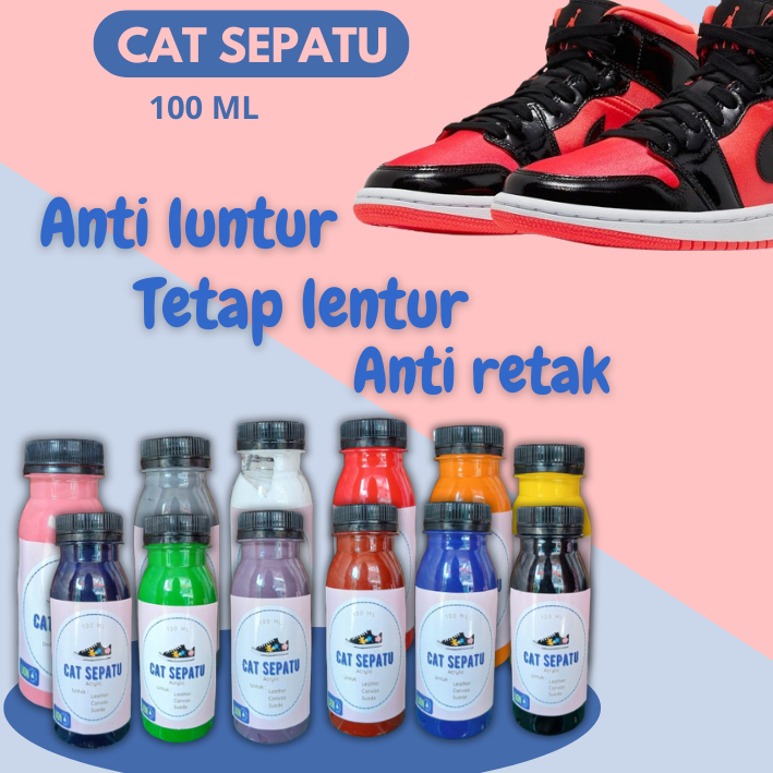Jual CAT SEPATU KANVAS DAN KULIT 100 ML BACA DESKRIPSI SEBELUM MEMBELI ...