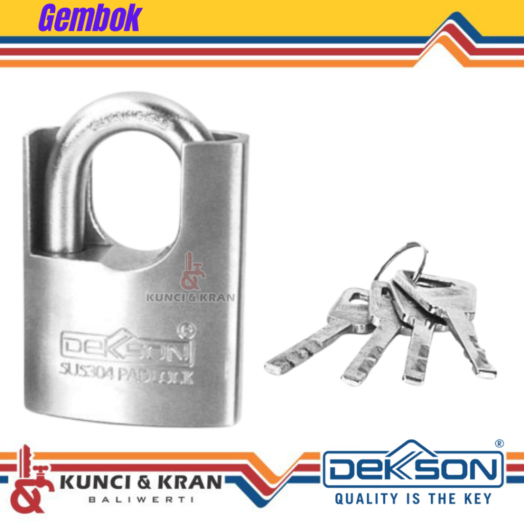 Jual Gembok Dekson PLK DKS PL11 60MM Sp Ss gembok pagar rumah | Shopee ...