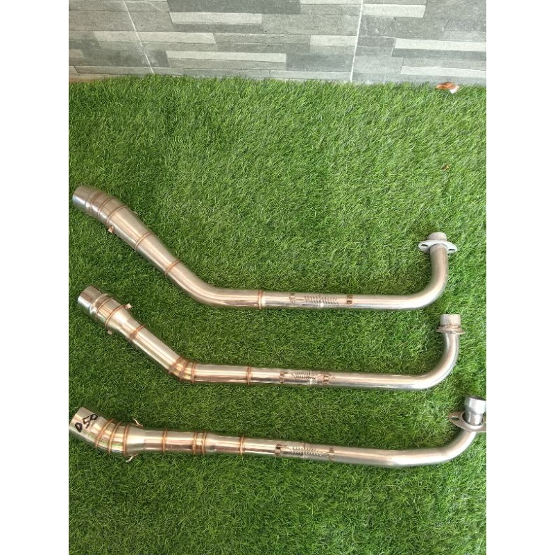 Jual Leher / header knalpot stanlish all motor bebek ada diameter 50mm ...
