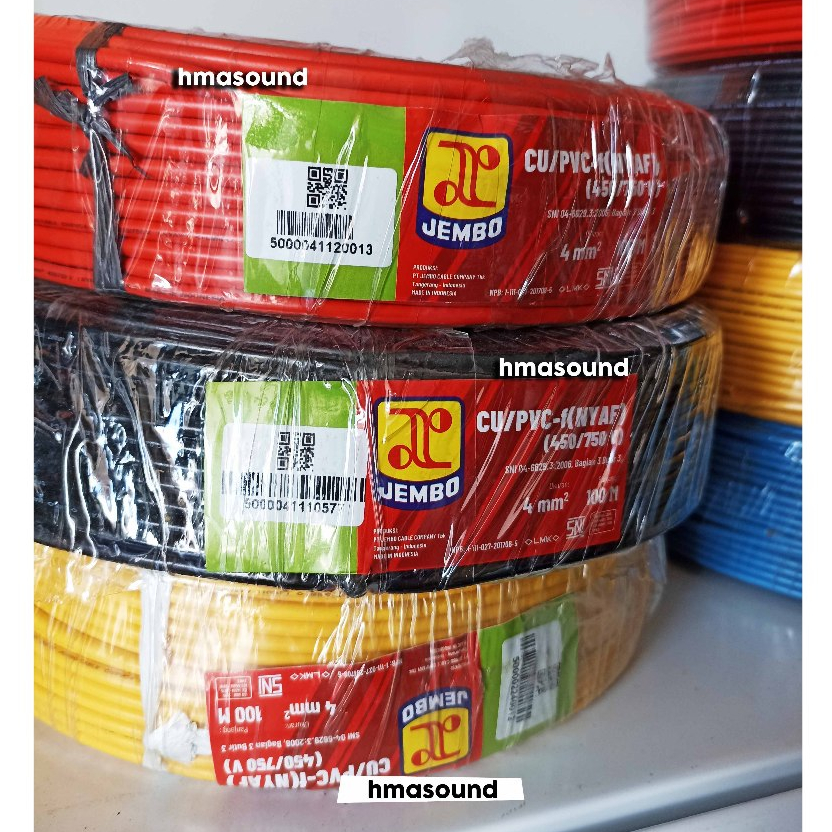 Jual Kabel Listrik Serabut Jembo NYAF 4mm Ecer / Meteran | Shopee Indonesia