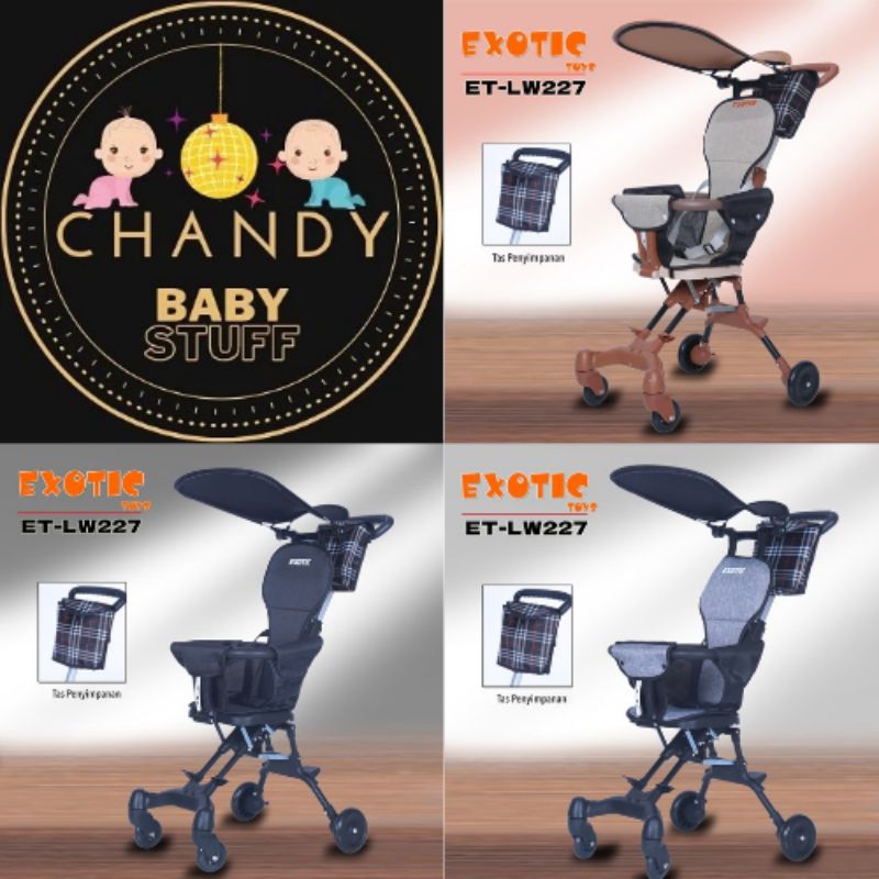 Jual MAGIC STROLLER EXOTIC LW 132, LW 227 BISA HADAP 2 ARAH DENGAN ...