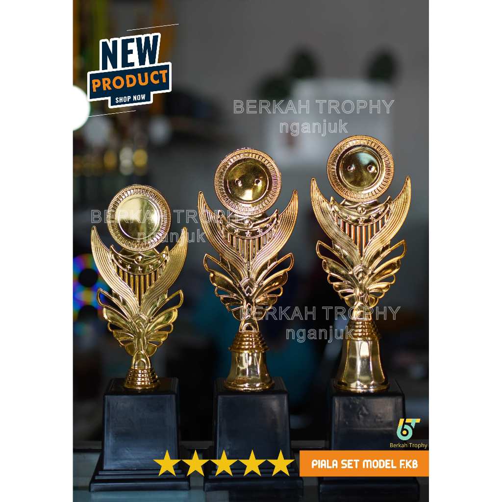 Jual Piala Ring Set Lomba Juara 123 Murah ( PIALA KODE F.KB 1 SET ) | Shopee Indonesia