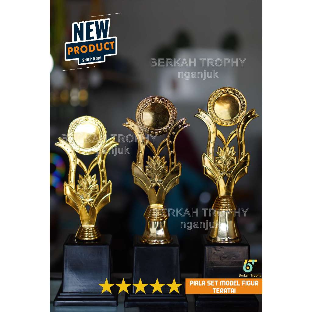 Jual Piala Ring Set Lomba Juara 123 Murah ( PIALA KODE F.TR 1 SET ) | Shopee Indonesia