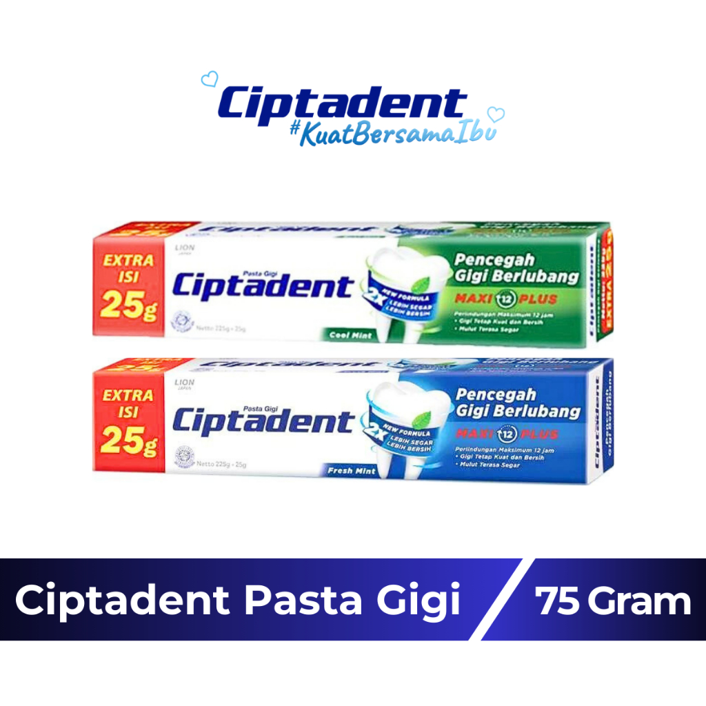 Jual Ciptadent Pasta Gigi Fresh Mint 75 gram Odol | Shopee Indonesia