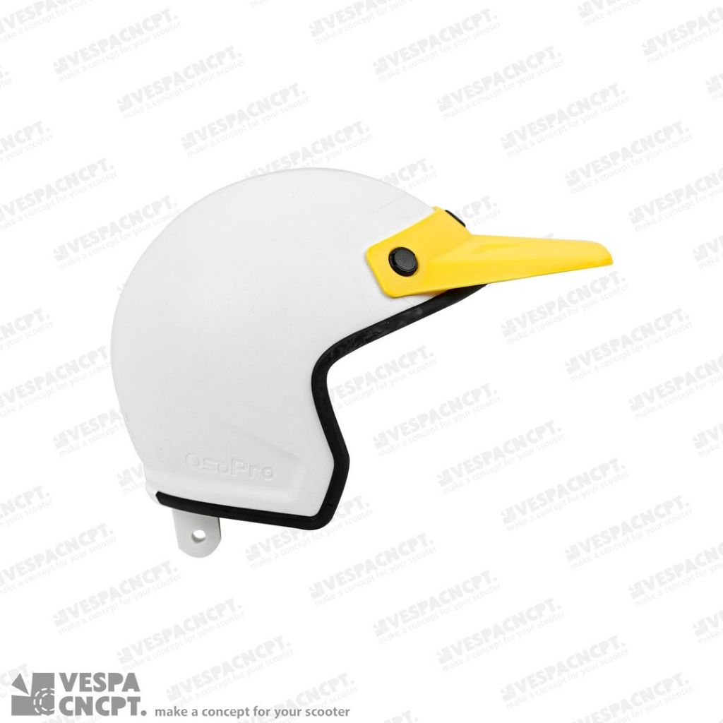 Jual Aksesoris Phone Holder Osopro Mini Helmet White Yellow Vespa ...