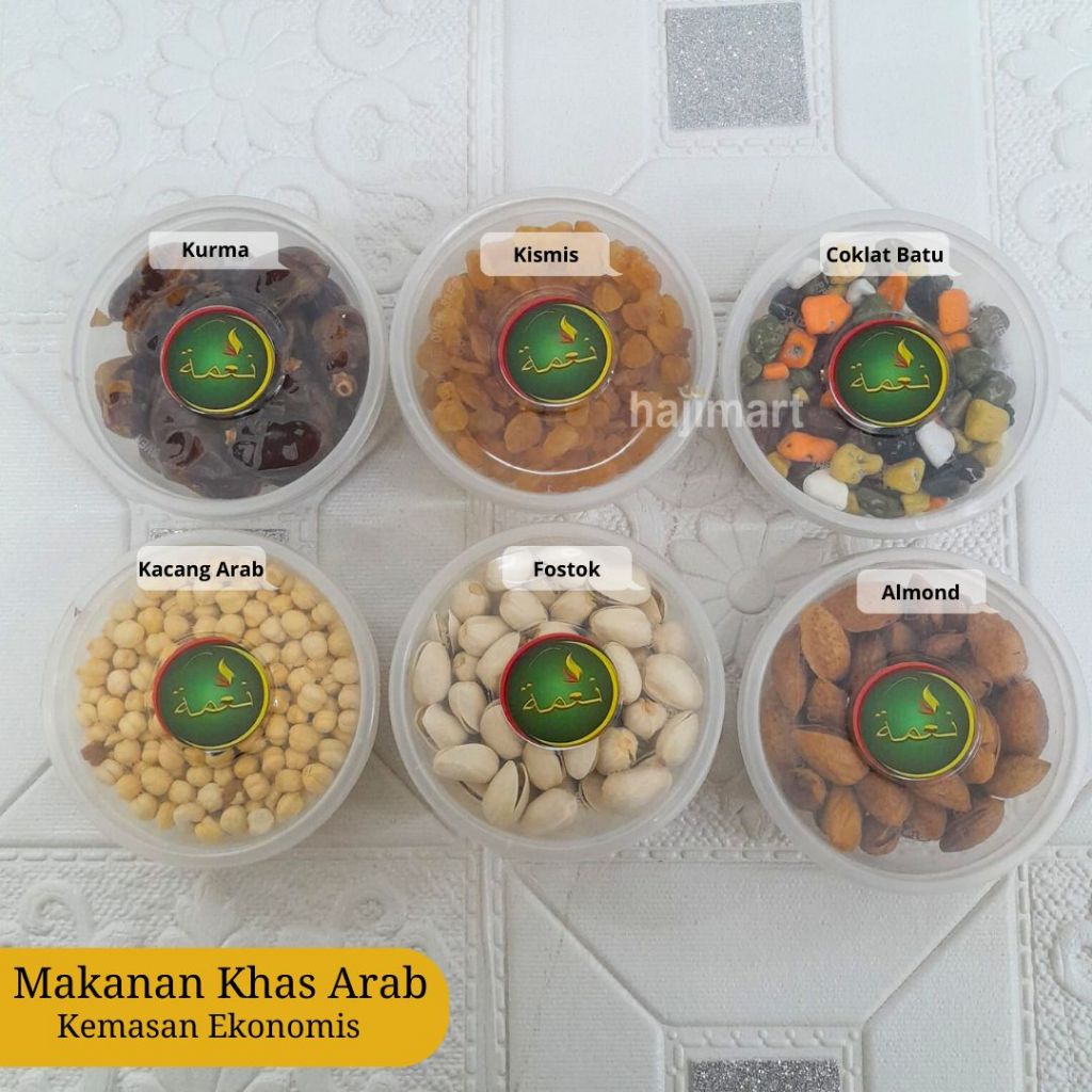 Jual KEMASAN EKONOMIS MAKANAN KHAS ARAB / OLEH OLEH HAJI UMROH / ALMOND ...