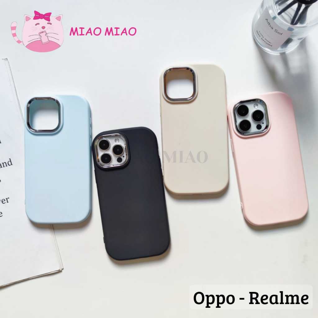 Jual CASE FRAME CHROME OVAL POLOS UNTUK OPPO REALME F9 A3S A5/A9 2020 ...