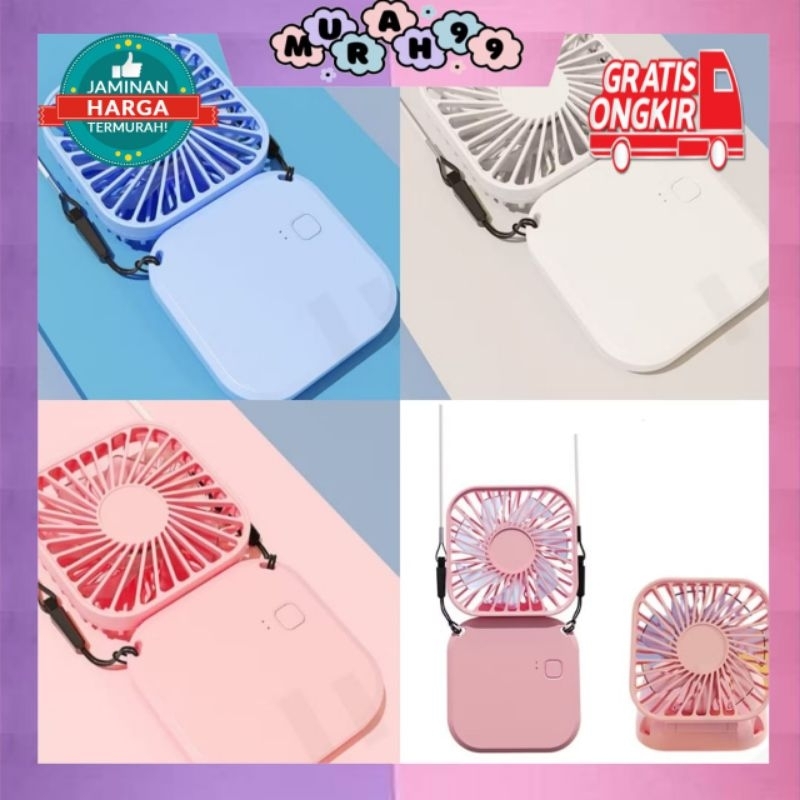 Jual Kipas Angin Mini Portable Model Gantung Leher 3-Speed Angin ...