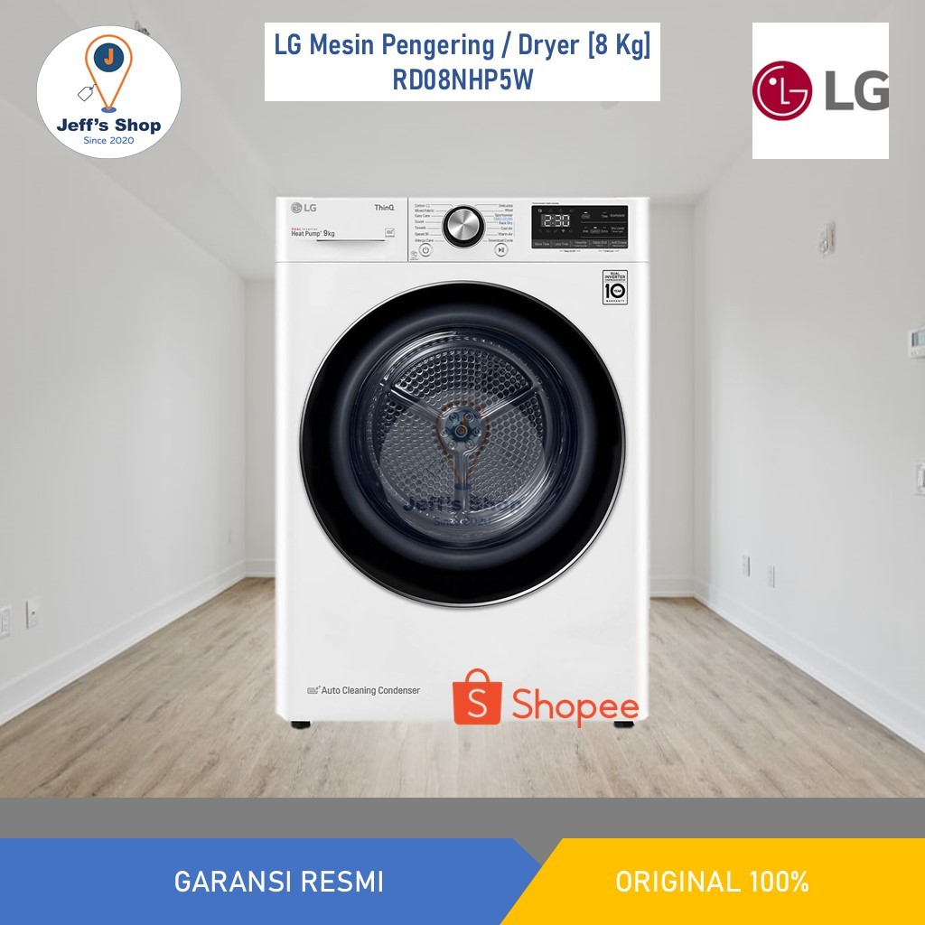 Jual LG Mesin Pengering / Dryer [8 Kg] RD08NHP5W | Shopee Indonesia