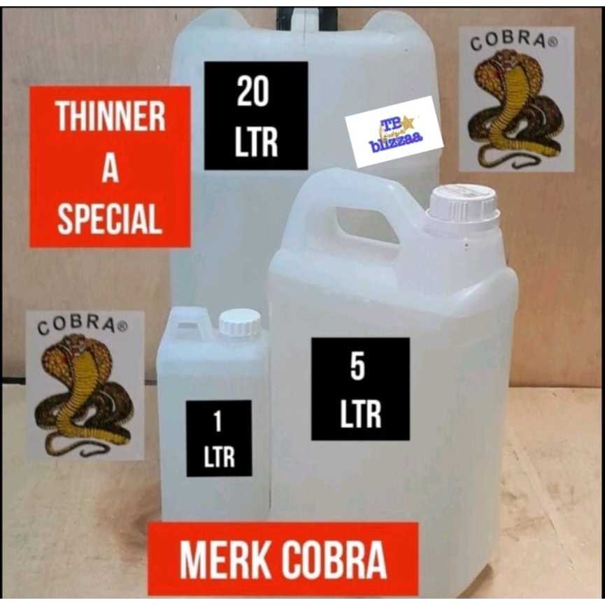 Jual Thinner A Special Cobra 1L Thinner A Special 5L Tiner A 1ltr Tiner ...