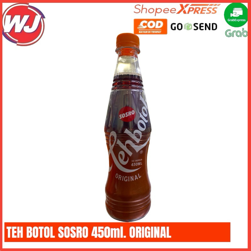 Jual TEH BOTOL SOSRO 450ml. ORIGINAL | Shopee Indonesia