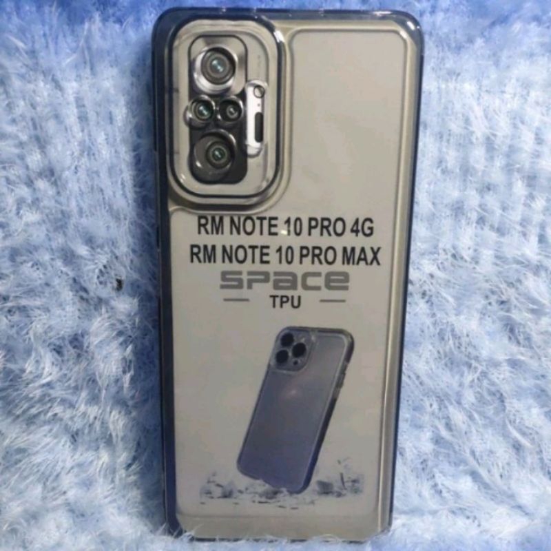 Jual SOFTCASE CASE CLEAR HITAM REDMI NOTE 10 4G/NOTE 10S/NOTE 10 PRO 4G ...