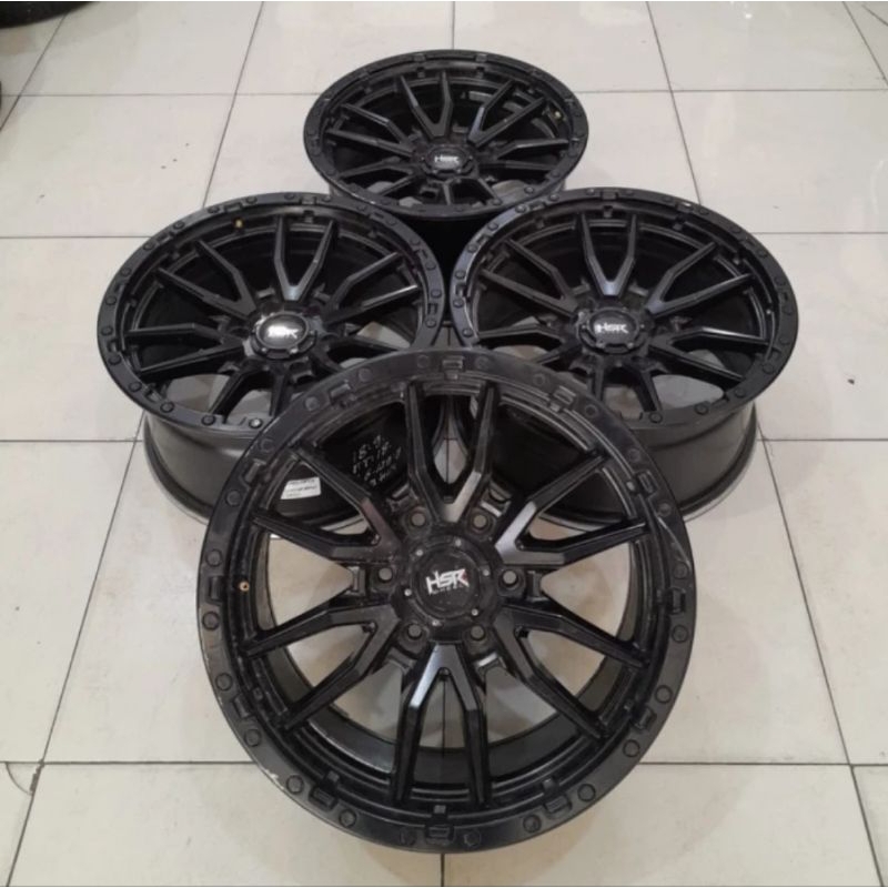 Jual Velg racing mobil pajero Hsr Revibe ring 18x9 pcd 6x139 et 20 black ,cocok fortuner,hylux ...