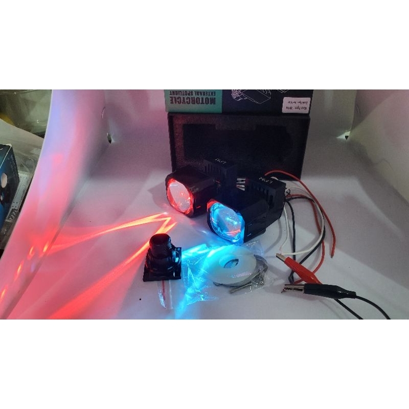 Jual lampu utama led biled matrix x1 lpm plus devil 360 demon 1.5 inch ...