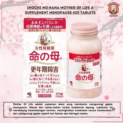Jual Inochi No Haha Mother Of Life A Supplement Menopause 420 / 840 ...