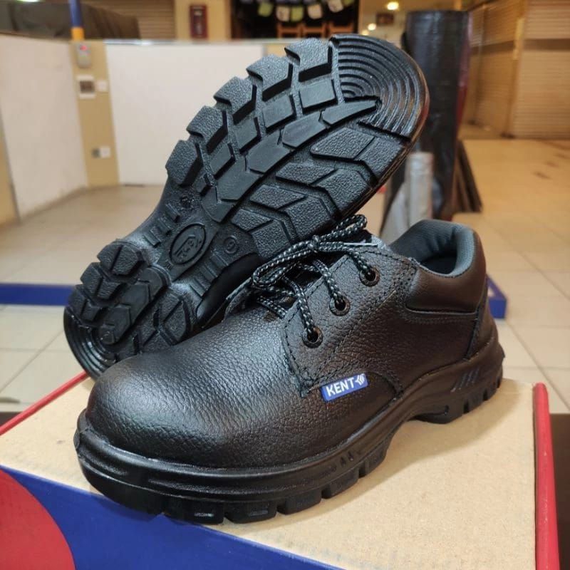Jual SEPATU SAFETY KENT JAVA HITAM TALI ORIGINAL | Shopee Indonesia