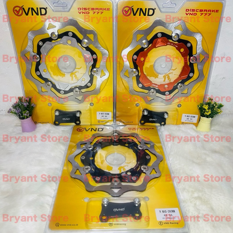 Jual PIRINGAN DEPAN CAKRAM VND ORIGINAL AK 55 MODEL GALFER 260MM NMAX ...