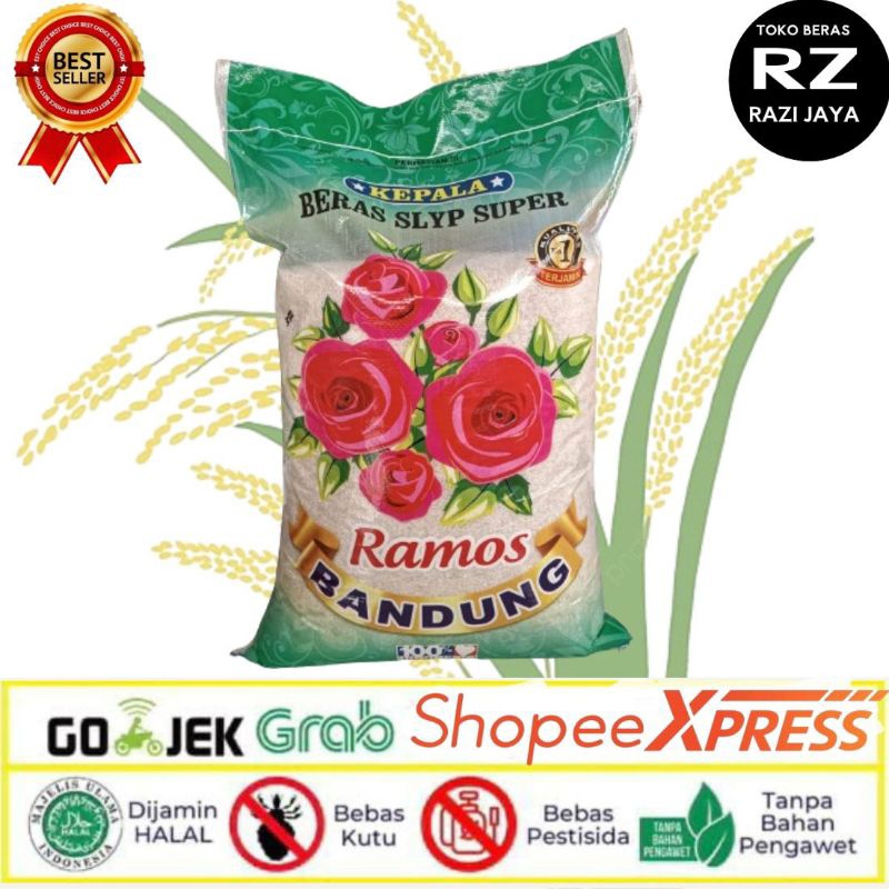 Jual Beras Ramos Bandung 25KG | Shopee Indonesia