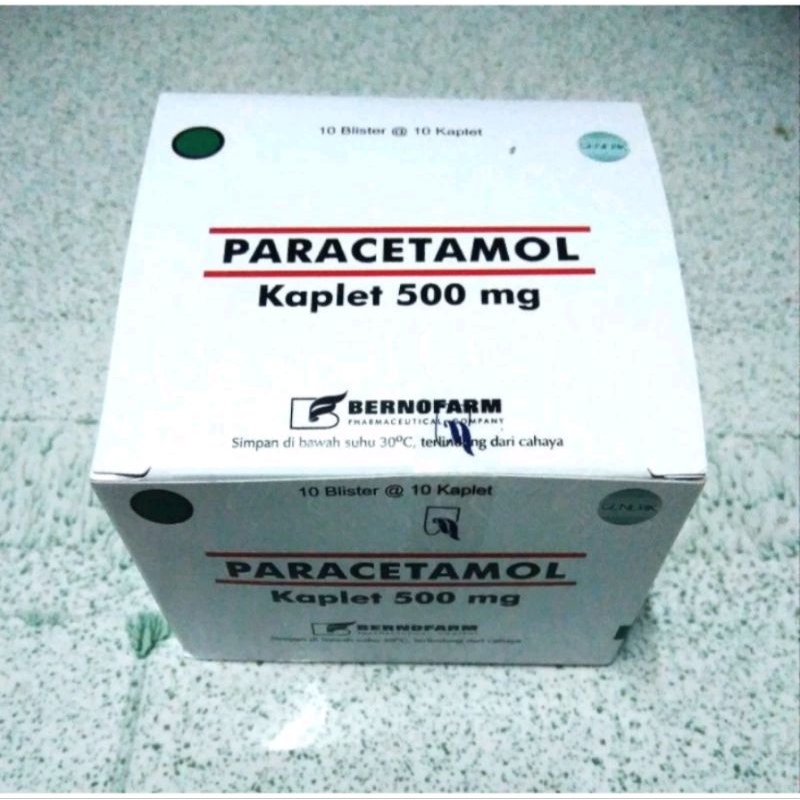 Jual Paracetamol kaplet 500mg bernofarm | Shopee Indonesia