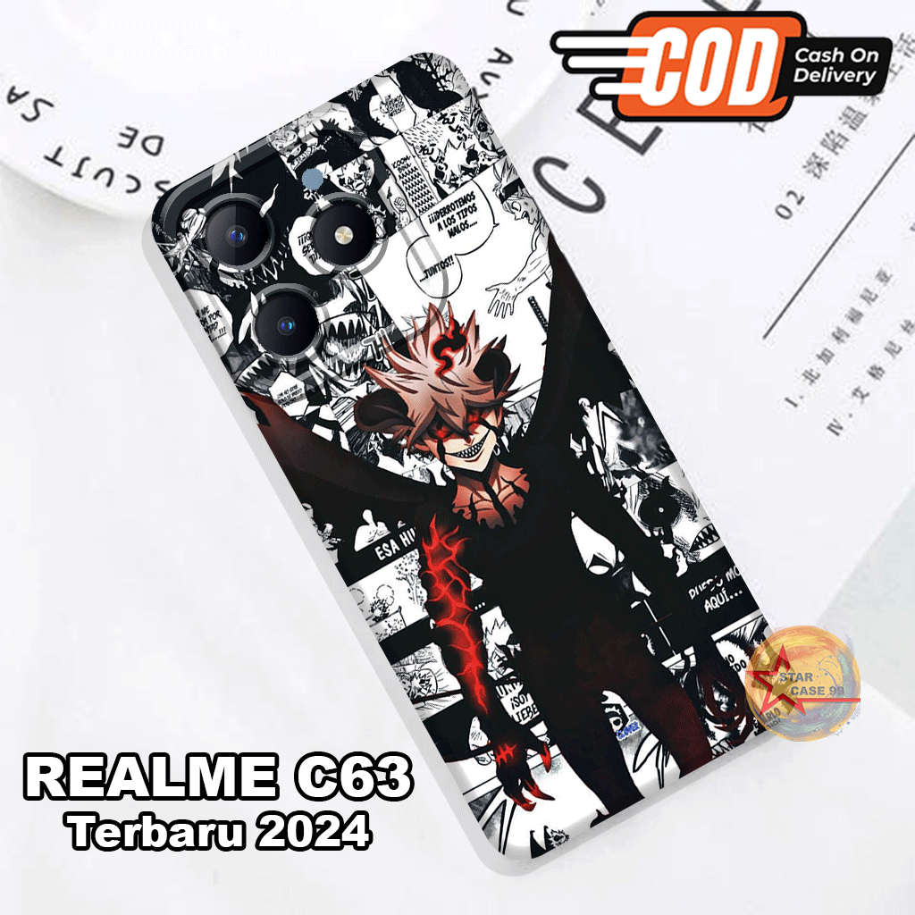 Jual S29-Case Realme C63 Terbaru 2024-Silikon Realme C63-bahan karet ...