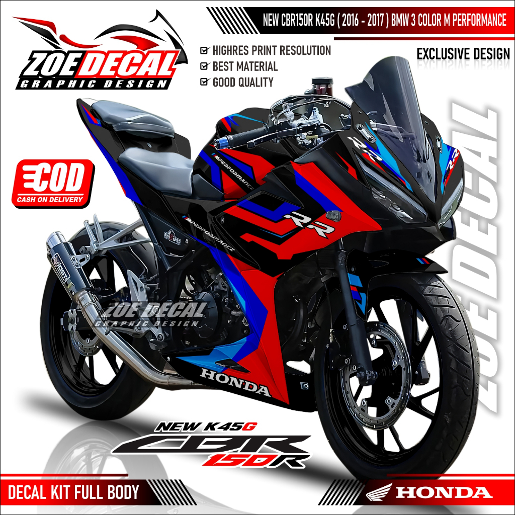 Jual TERBARU DECAL STICKER FULL BODY HONDA CBR 150R K45G 2016/2017/2018 ...