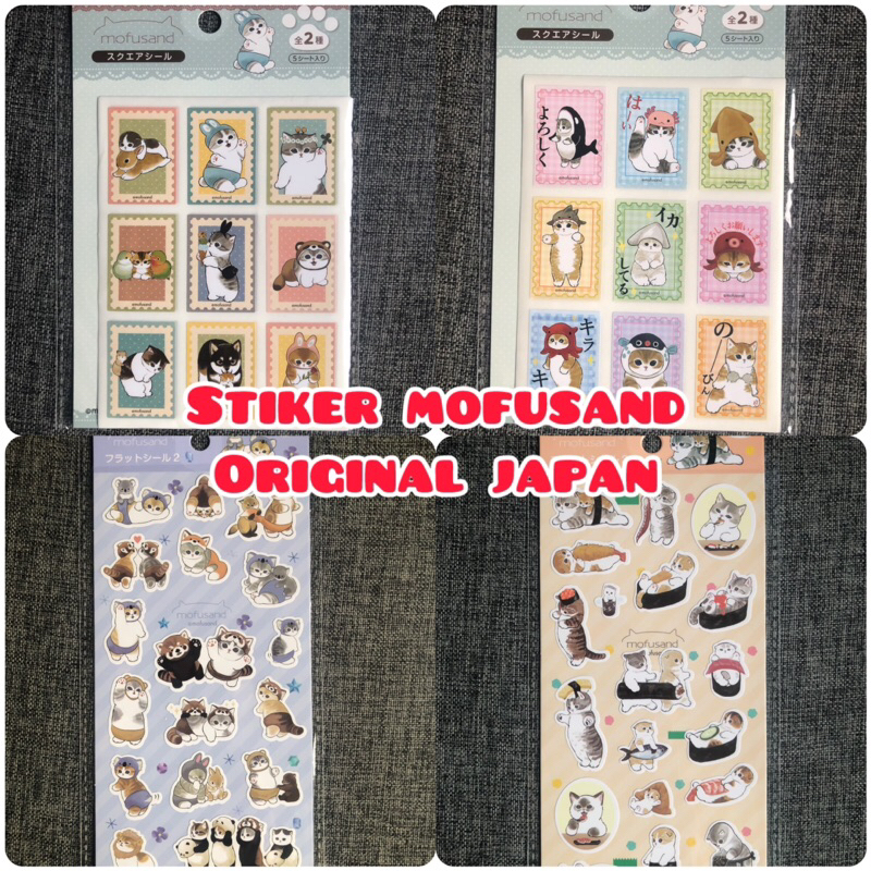 Jual sticker mofusand stiker mofusand original from Japan | Shopee ...