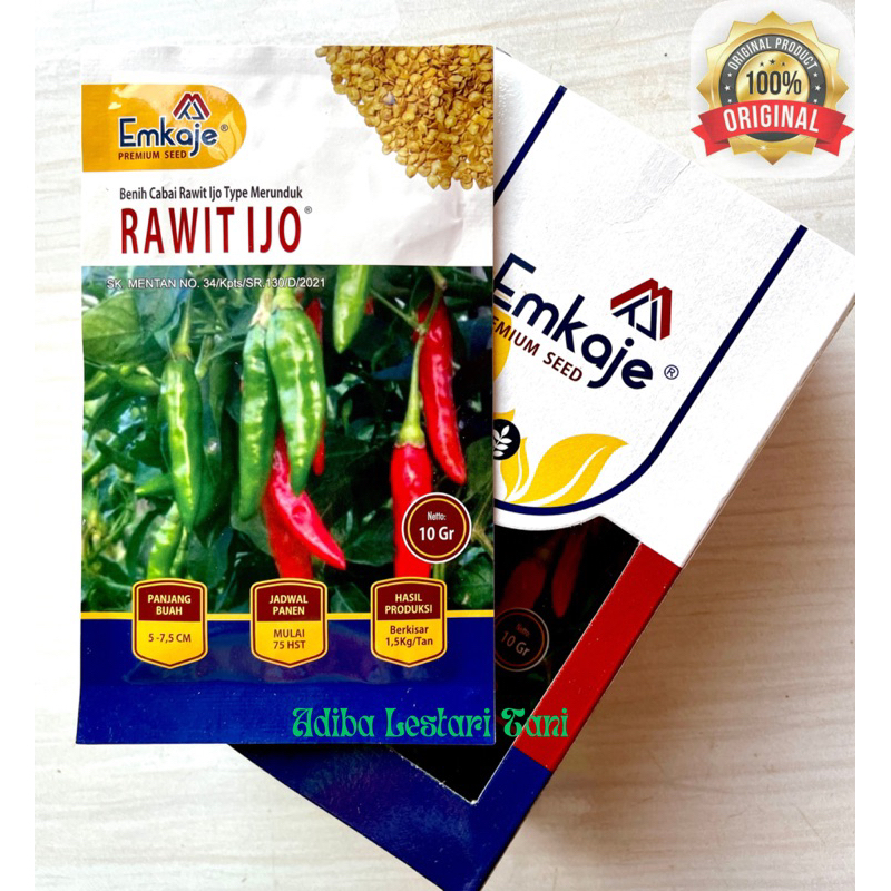 Jual Benih Cabai Rawit Emkaje Cabe RAWIT IJO 10 Gram - Cabe Rawit Hijau ...
