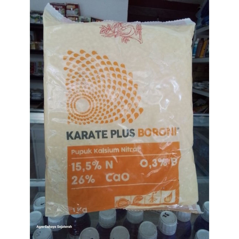 Jual PUPUK MEROKE KARATE PLUS BORONI 1 KG KALSIUM NITRAT KEMASAN PABRIK ...