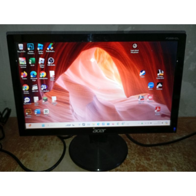 Jual Monitor LED ACER 16 inch wide screen minus sedikit | Shopee Indonesia
