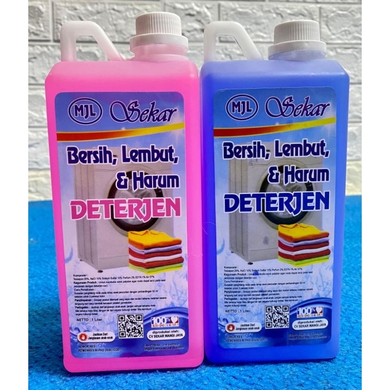 Jual Deterjen Pakaian kemasan botol 1Liter by MJL Sekar | Shopee Indonesia