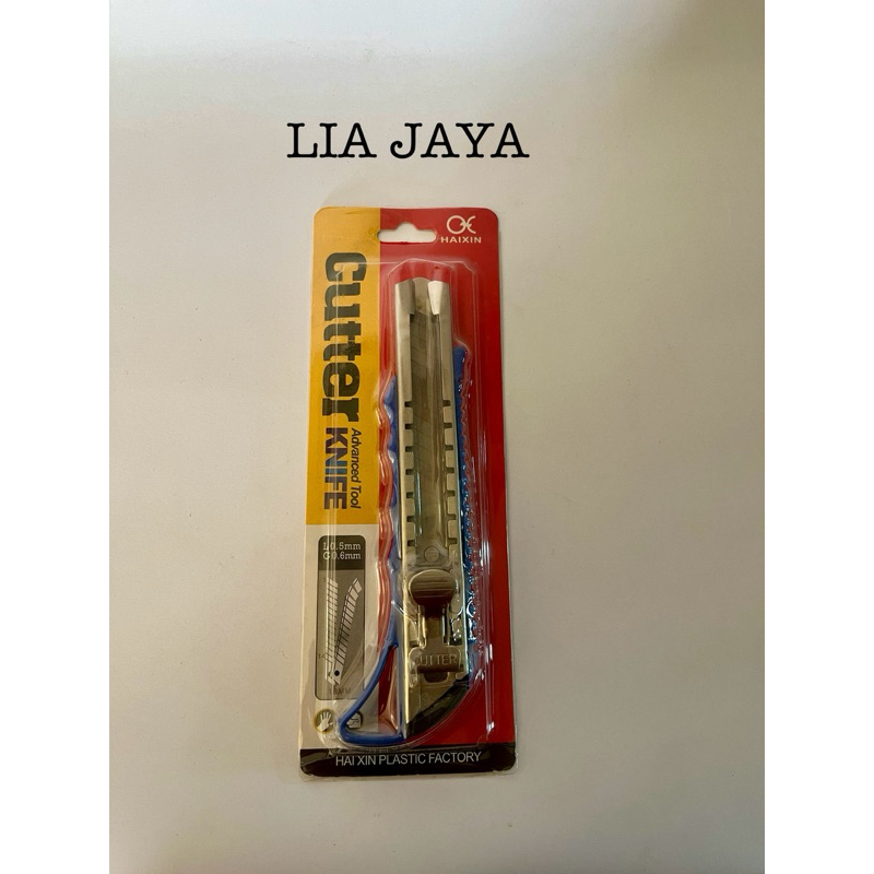 Jual Cutter knife (HAIXIN) pencetan besi | Shopee Indonesia